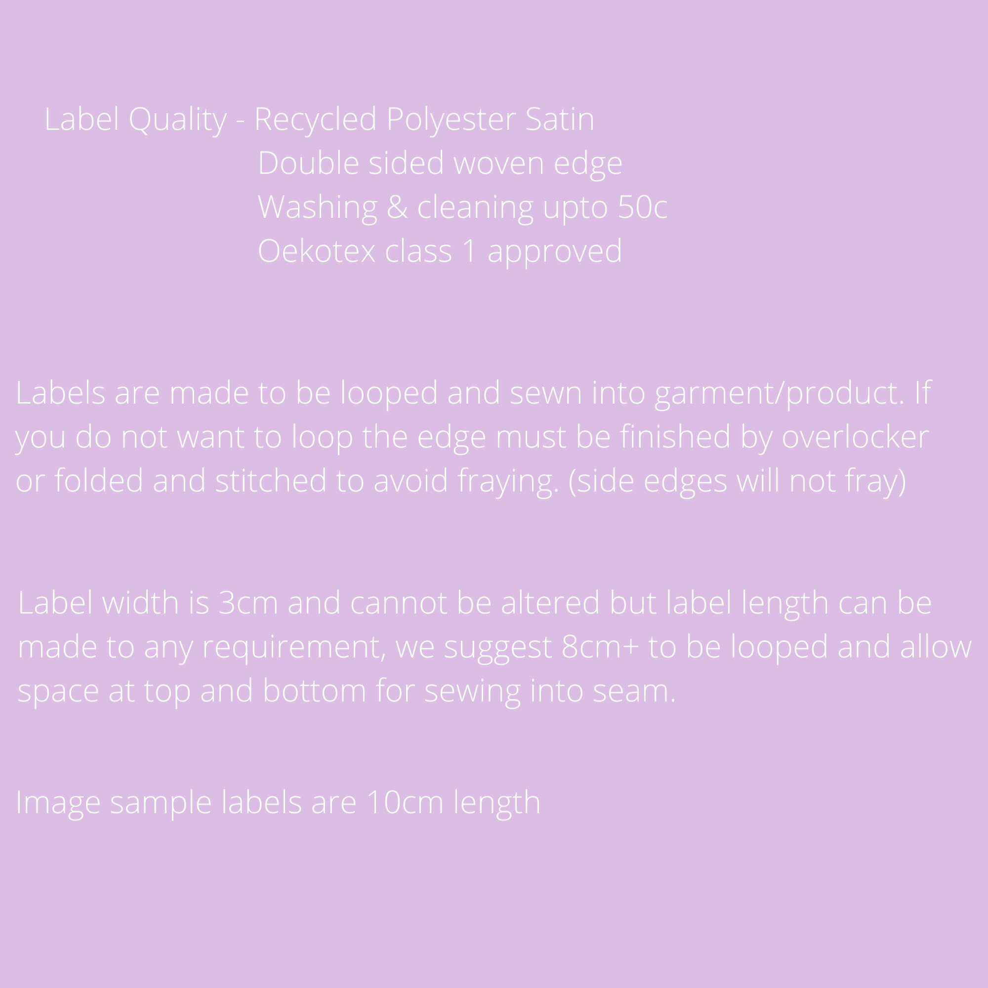 Wash Care Labels Design Your Own Label Custom Wash Labels | Etsy