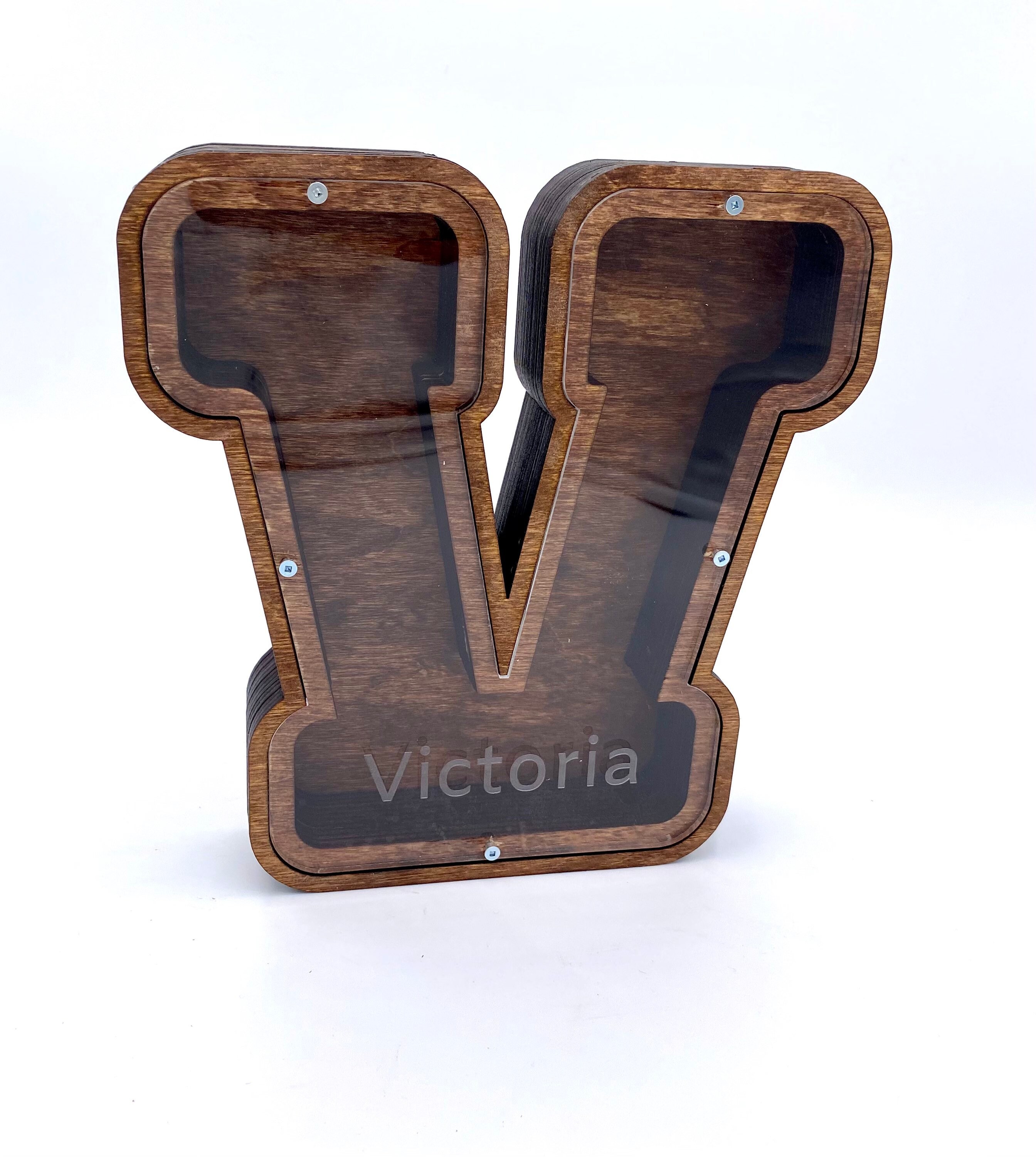 Handcrafted Alphabet Letter Piggy Bank - Etsy Canada