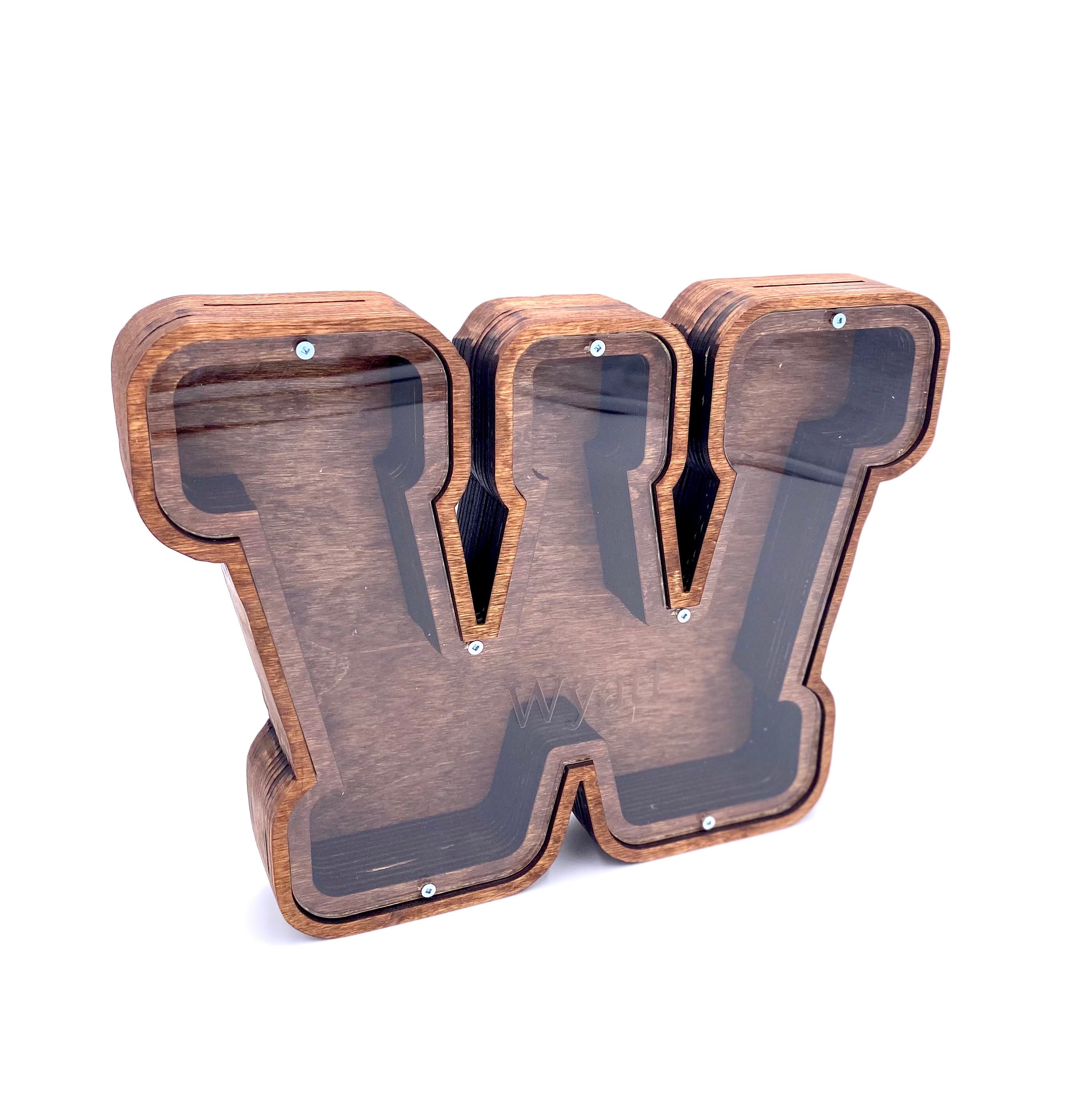 Handcrafted Alphabet Letter Piggy Bank - Etsy Canada