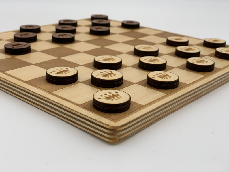 Digital Files To Laser Cut Checkers Chess Snakes-Ladders and | Etsy