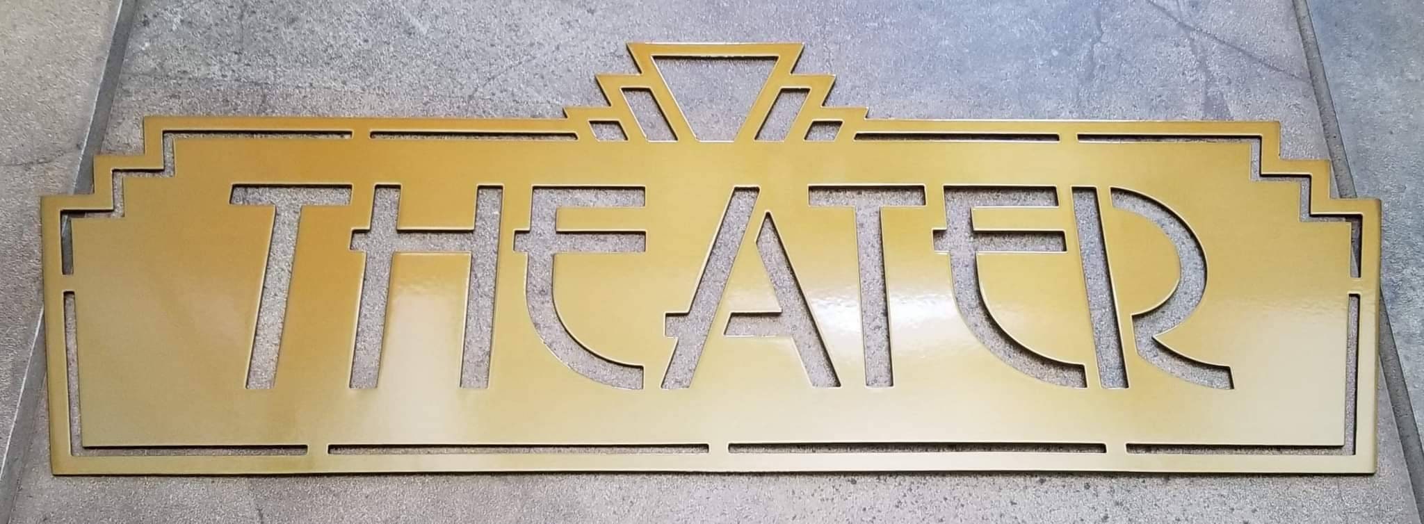 Retro Theater Metal Sign Home Theater Decor Movies at Home | Etsy