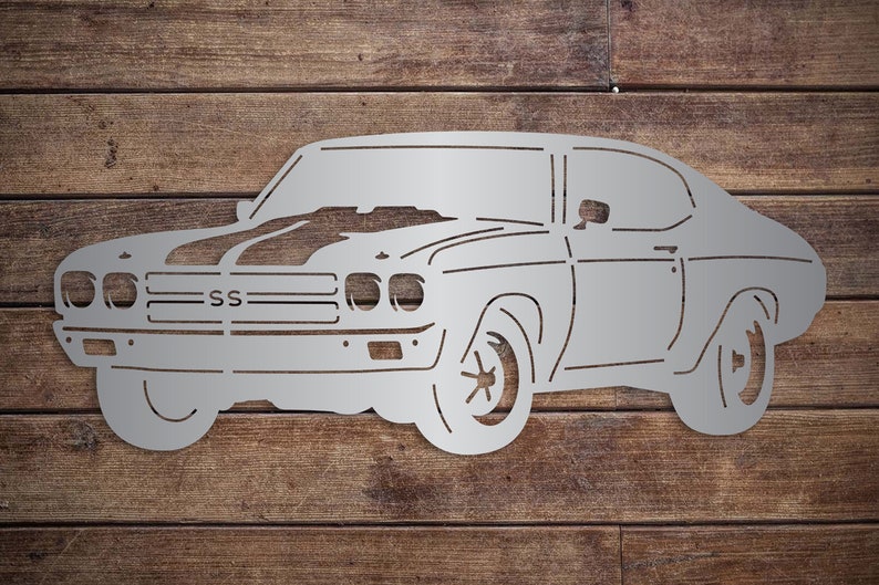 1970 Chevelle SS Metal Sign: Garage Wall Art, Car Lover Gift - Etsy