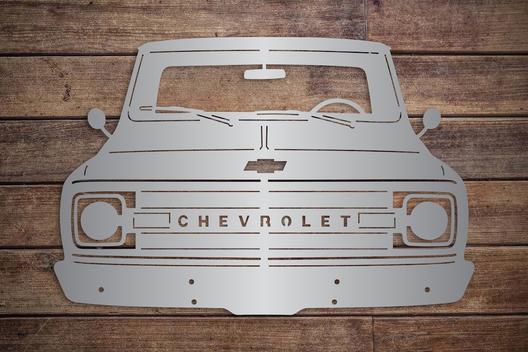 1970 Chevrolet C10 Metal Sign: Classic Truck Garage Wall Art - Etsy