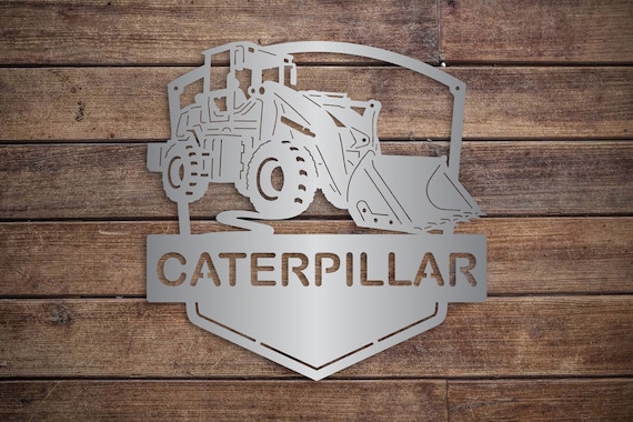 Bulldozer Front Loader Metal Wall Hanging Metal Sign | Etsy