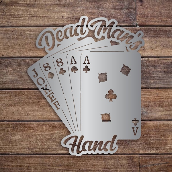 Dead Mans Hand Svg - Etsy