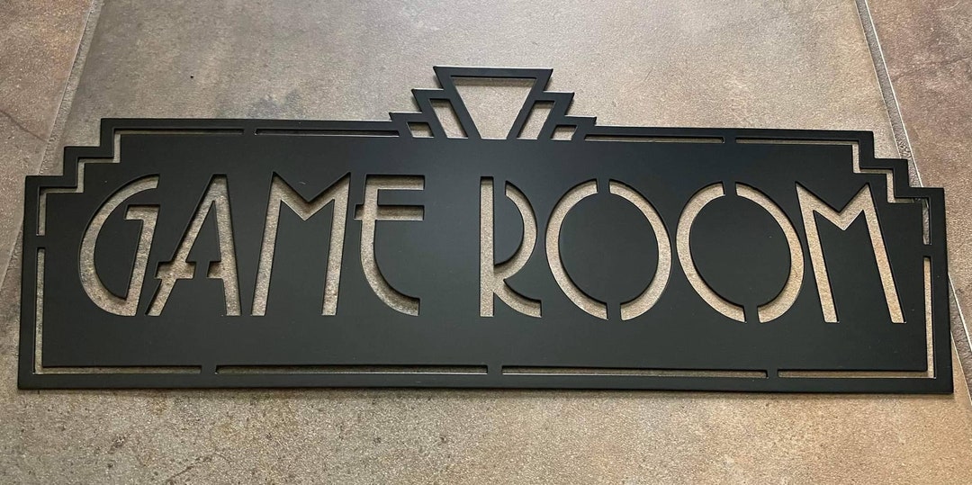 Retro Game Room Metal Sign - Home Game Room Decor - Man Cave Game Room ...
