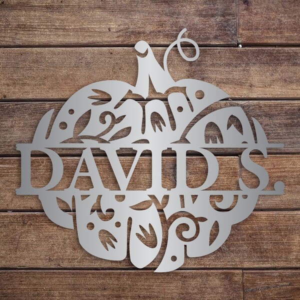 Pumpkin Monogram - Etsy