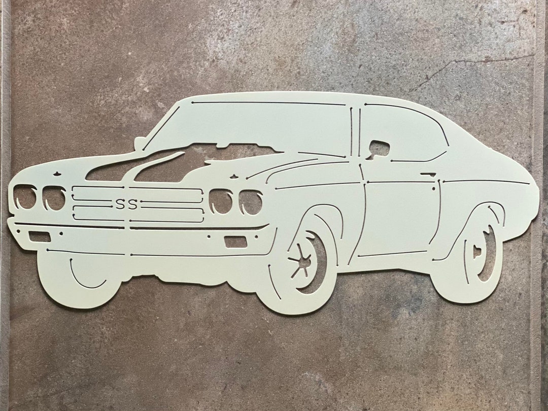 1970 Chevelle SS Metal Sign: Garage Wall Art, Car Lover Gift - Etsy