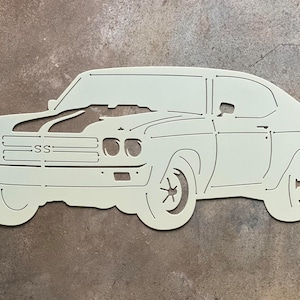 1970 Chevelle SS Metal Sign: Garage Wall Art, Car Lover Gift - Etsy