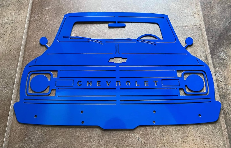 1970 Chevrolet C10 Metal Sign: Classic Truck Garage Wall Art - Etsy