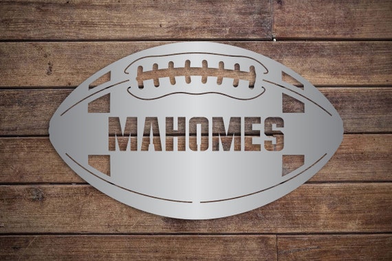 PERSONALIZED Football Metal Sign Custom Football Name Sign - Etsy