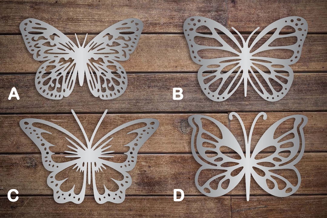 Metal Butterfly Wall Art: Powder Coated Outdoor Decor - Etsy