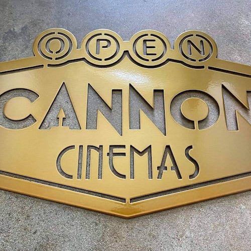 Enjoy the Show Retro Movies Metal Sign Home Theater Decor - Etsy