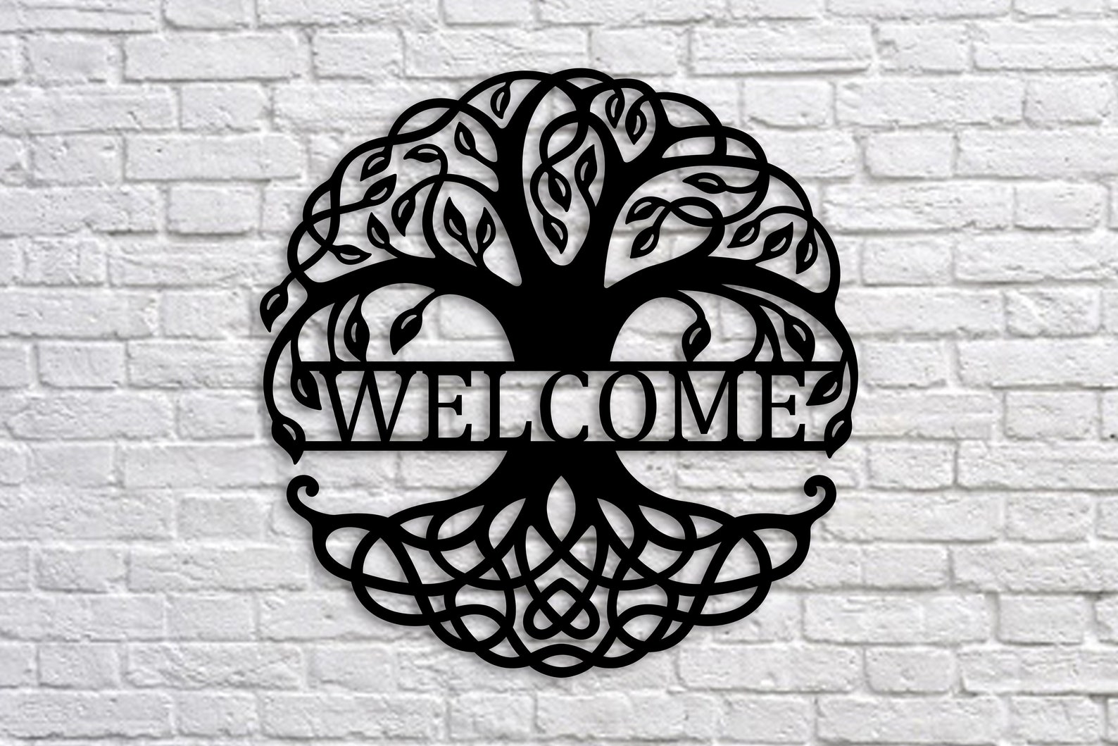 Personalized Tree of Life Welcome or Address Sign-Metal | Etsy