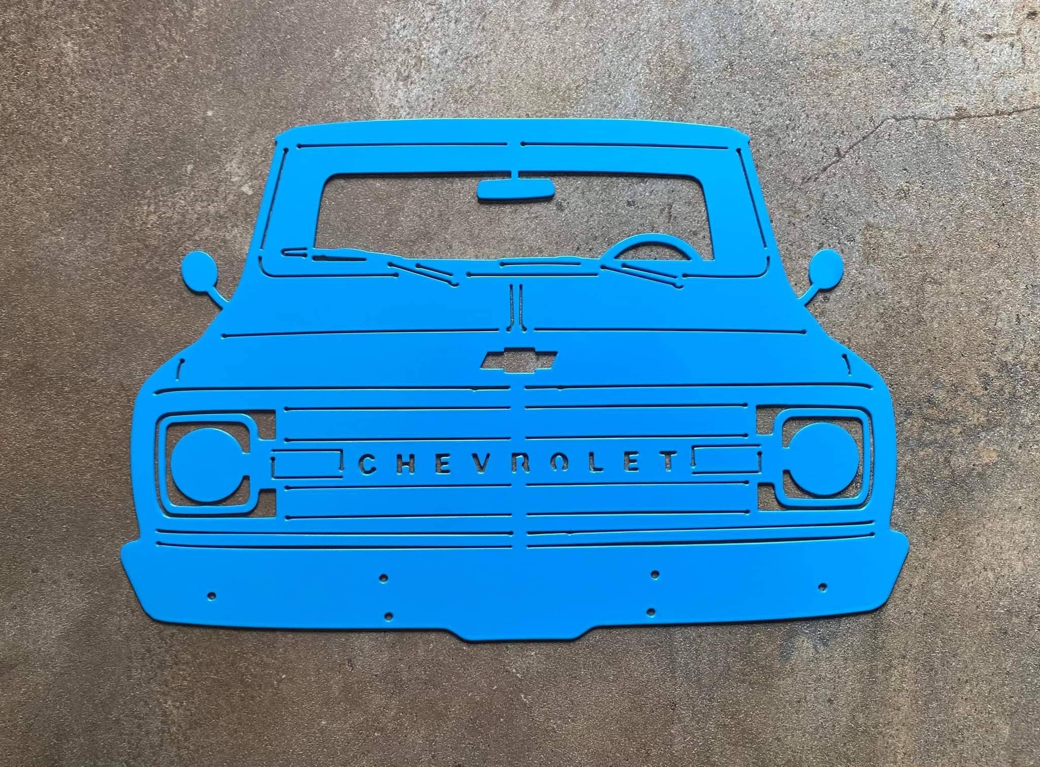 1970 Chevrolet C10 Metal Sign: Classic Truck Garage Wall Art - Etsy