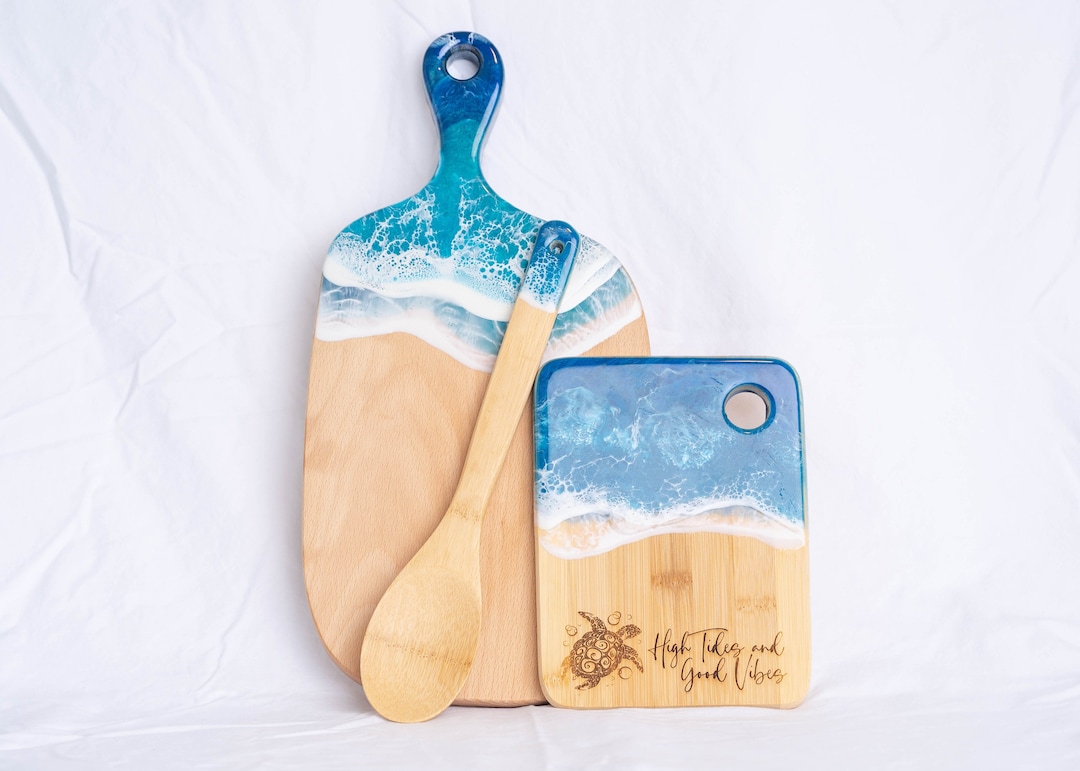 MADE TO ORDER Custom Engraved Cheese Ocean Board, Personalized ...