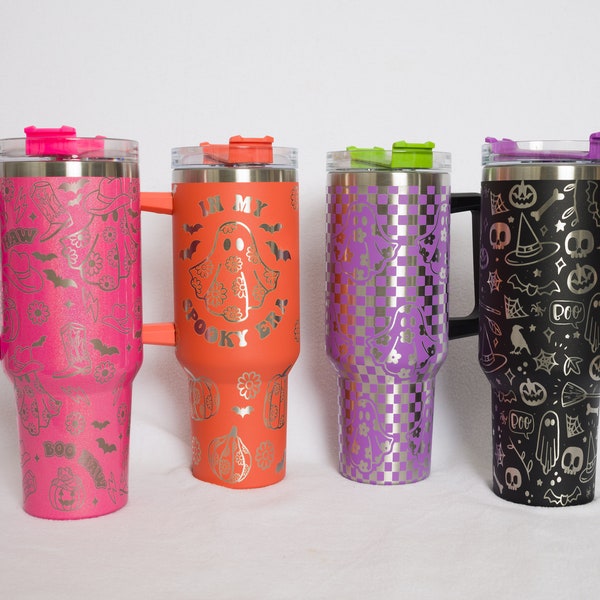 Engraved Halloween Cups - Etsy