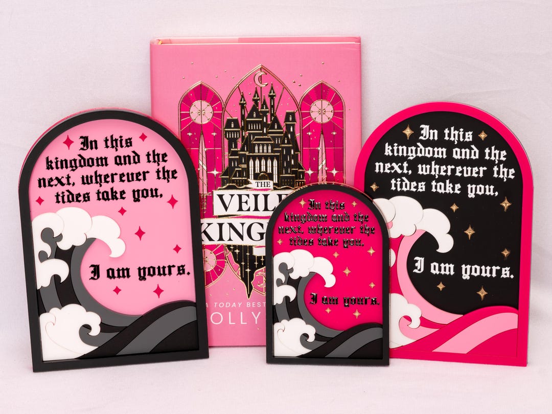 Officially Licensed the Veiled Kingdom I Am Yours Wave Bookshelf Signs ...