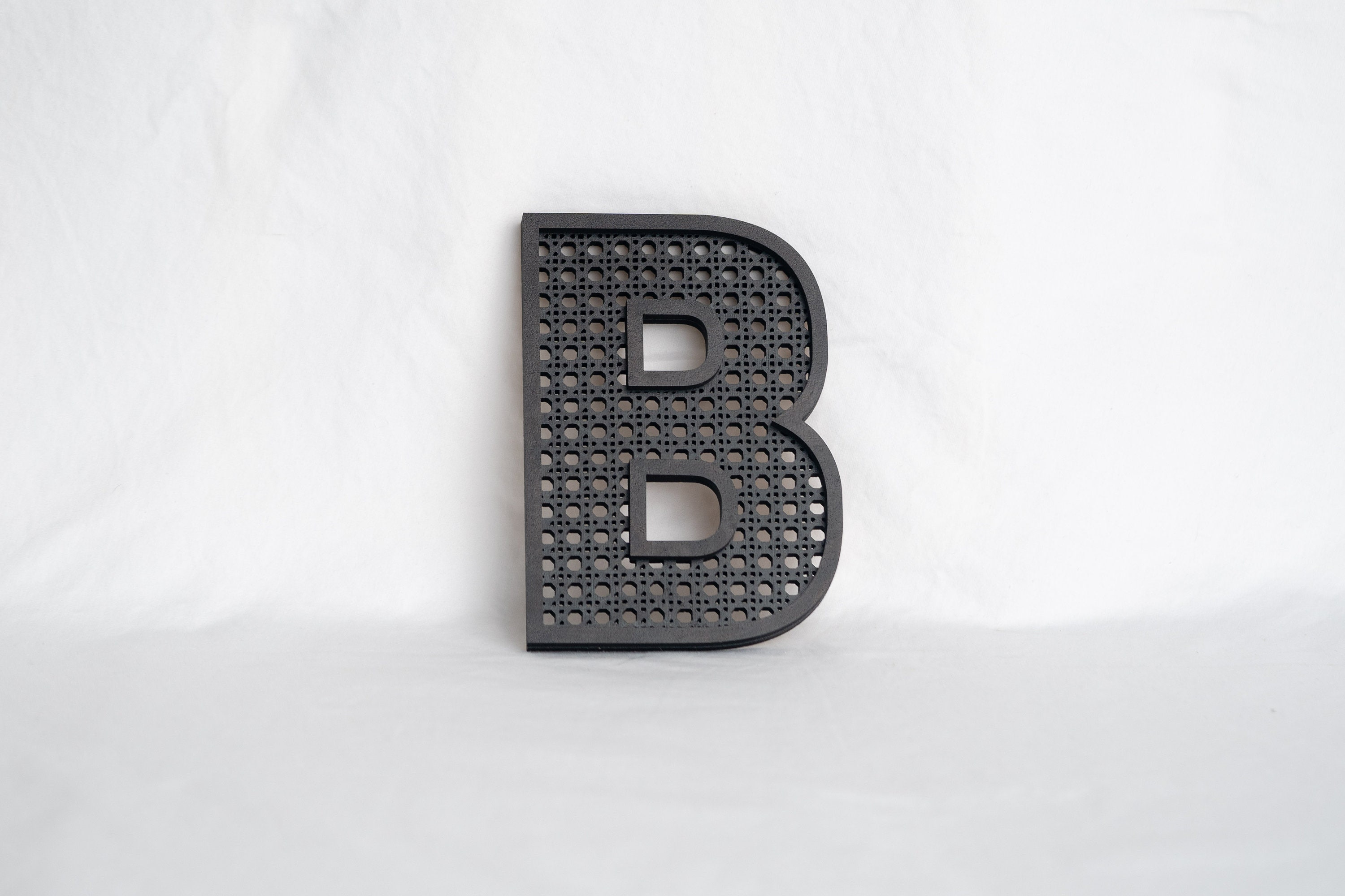 Rattan Letters Faux Rattan Cane Letters for Nursery Boho - Etsy