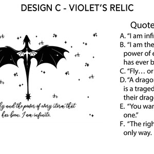 Officially Licensed Fourth Wing LED Sign, Large LED Dragon Sign, Fourth ...