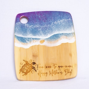 MADE TO ORDER Custom Engraved Cheese Ocean Board, Personalized ...