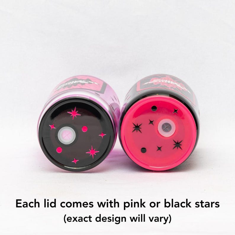Officially Licensed the Veiled Kingdom Pink and Black Glass Cups, Holly ...