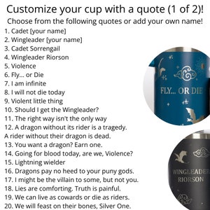 Officially Licensed Fourth Wing Basgiath War College Tumblers, 20 Oz ...