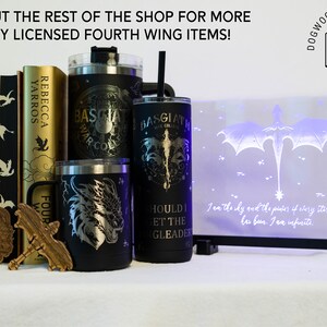 LIMITED EDITION Officially Licensed Fourth Wing Tumblers, 30oz and 40oz ...