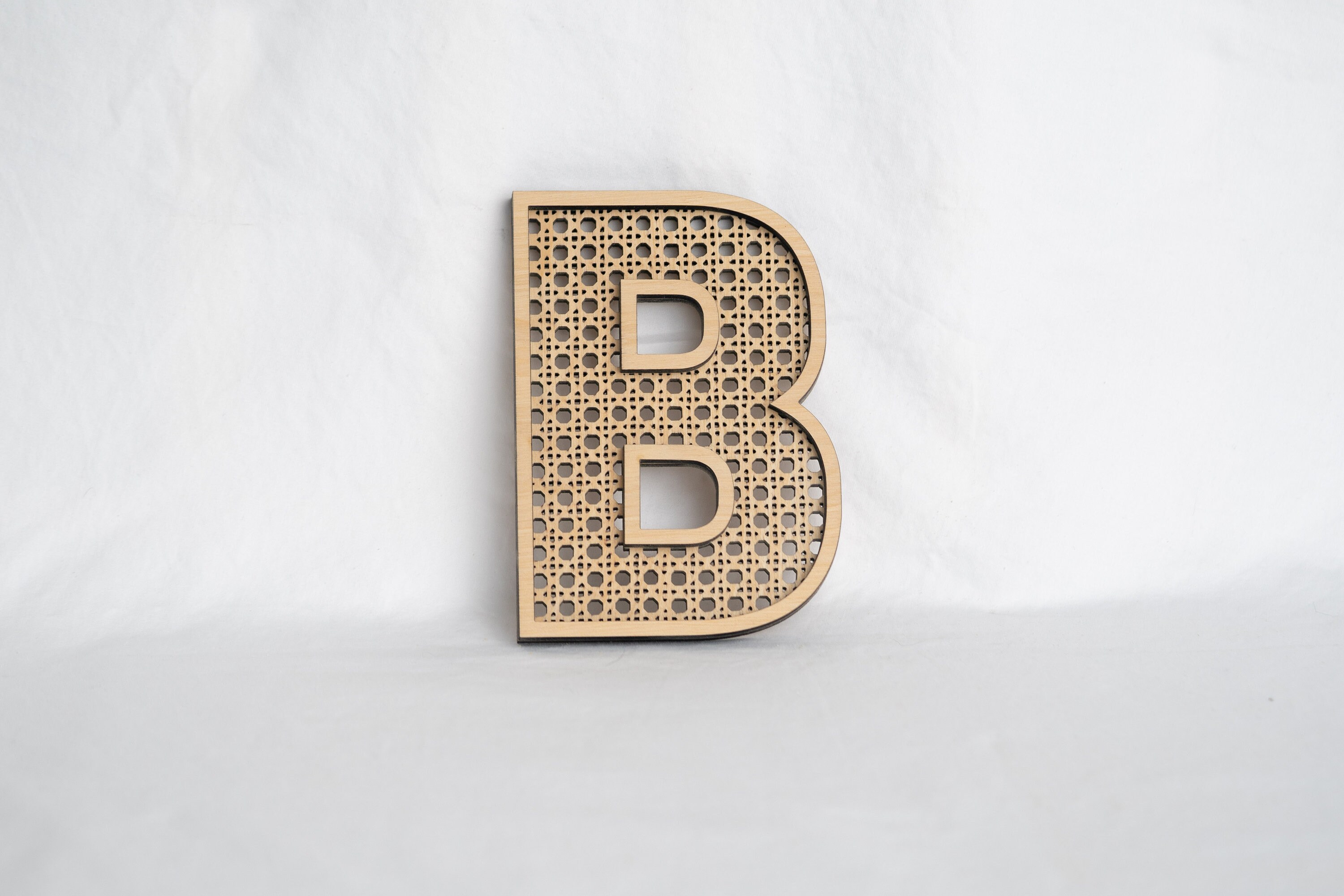 Rattan Letters Faux Rattan Cane Letters for Nursery Boho - Etsy