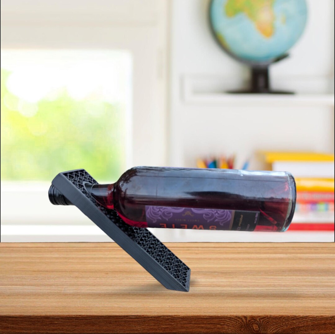 Elegant Wine Bottle Display Stand for 750ml Bottles - Perfect for Home ...