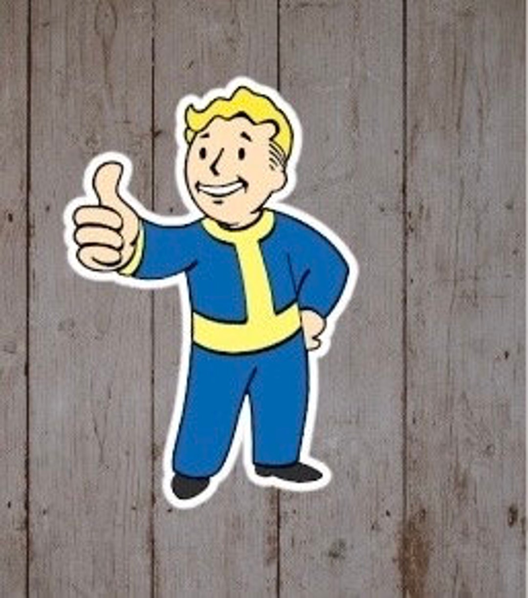 Fallout Vault Boy Vinyl Stickers, Made in USA ***free Domestic Shipping ...