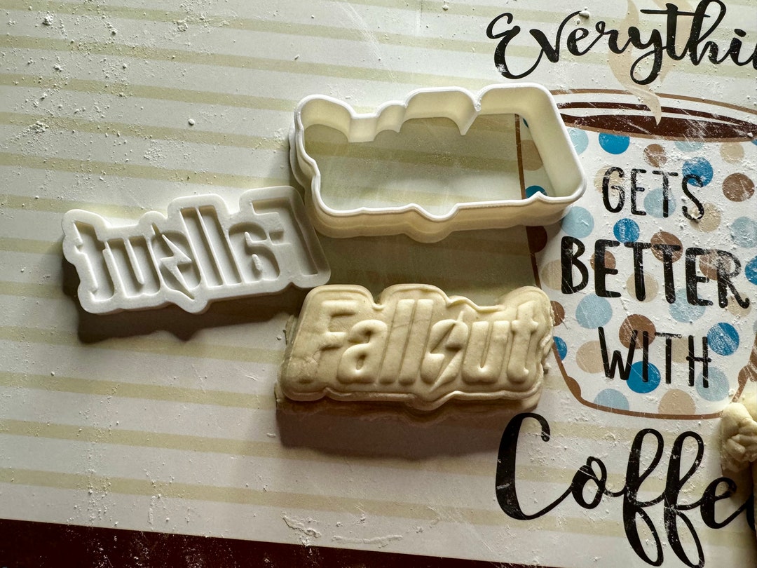 Fallout Logo Cookie Stamp and Cutter - Etsy