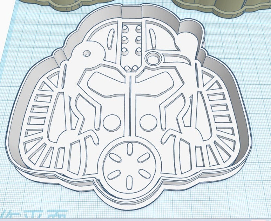 Fallout T-60 Power Armor Cookie Cutter and Stamp - Etsy