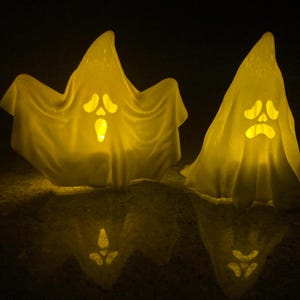Spooky Halloween Ghost Lights - Two Purchase Options 4” - Etsy