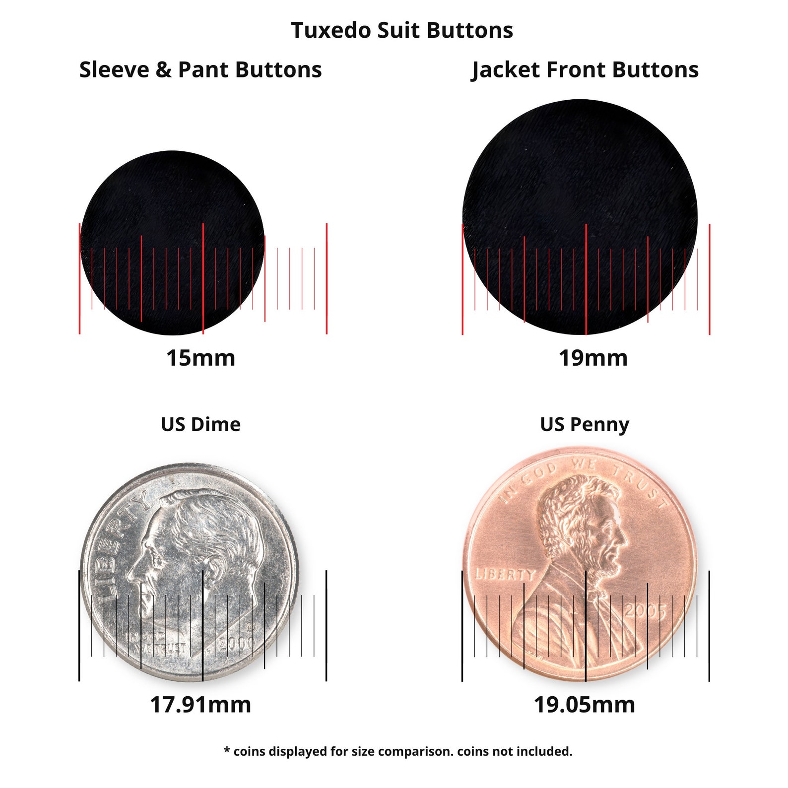Designer Tuxedo Suit Buttons, Black Satin Premium, Handmade Using ...
