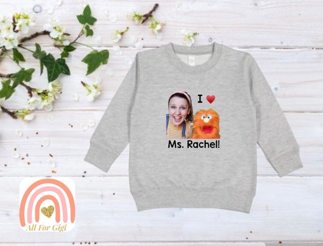 Ms. Rachel Toddler Sweatshirt - Clothing - Songs for Littles, Rachel ...