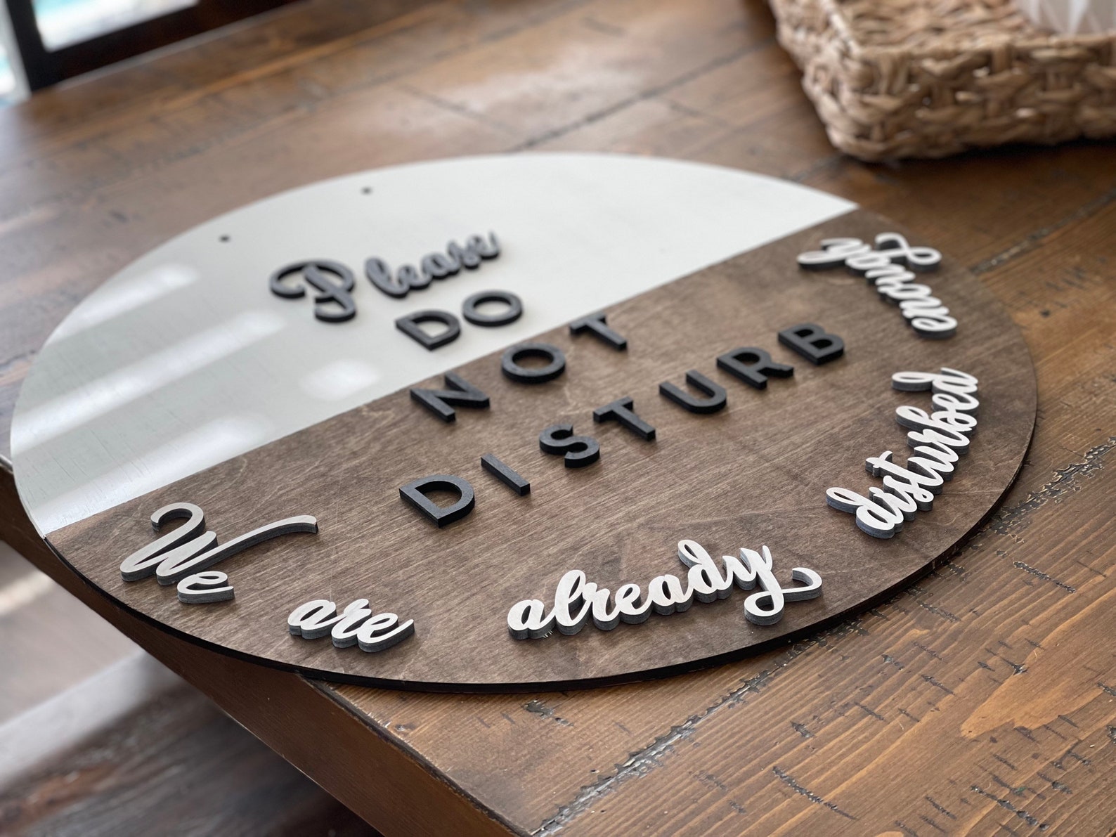 Please Do Not Disturb Door Hanger Svg Disturbed Enough File Welcome