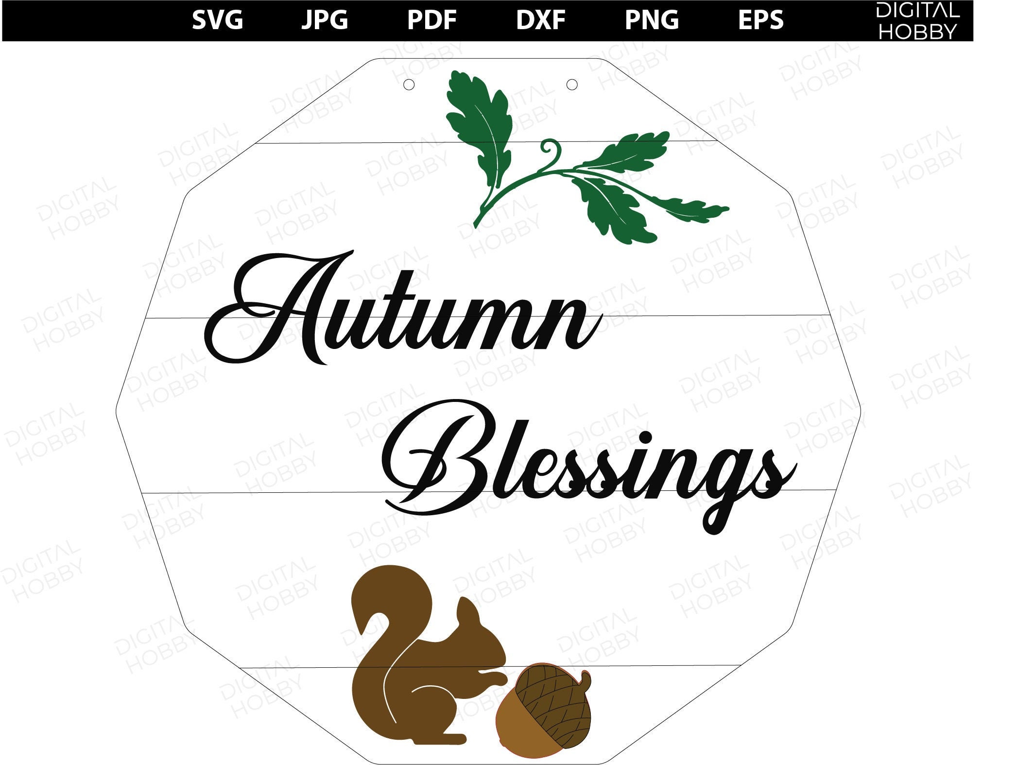 Autumn Blessings Shiplap Sign Decoration Door Hanger - Etsy