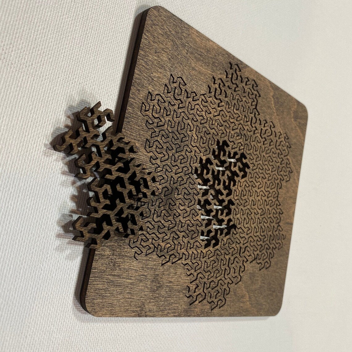 Fractal Puzzle Peano Curve Laser Cut Files Cricut - Etsy