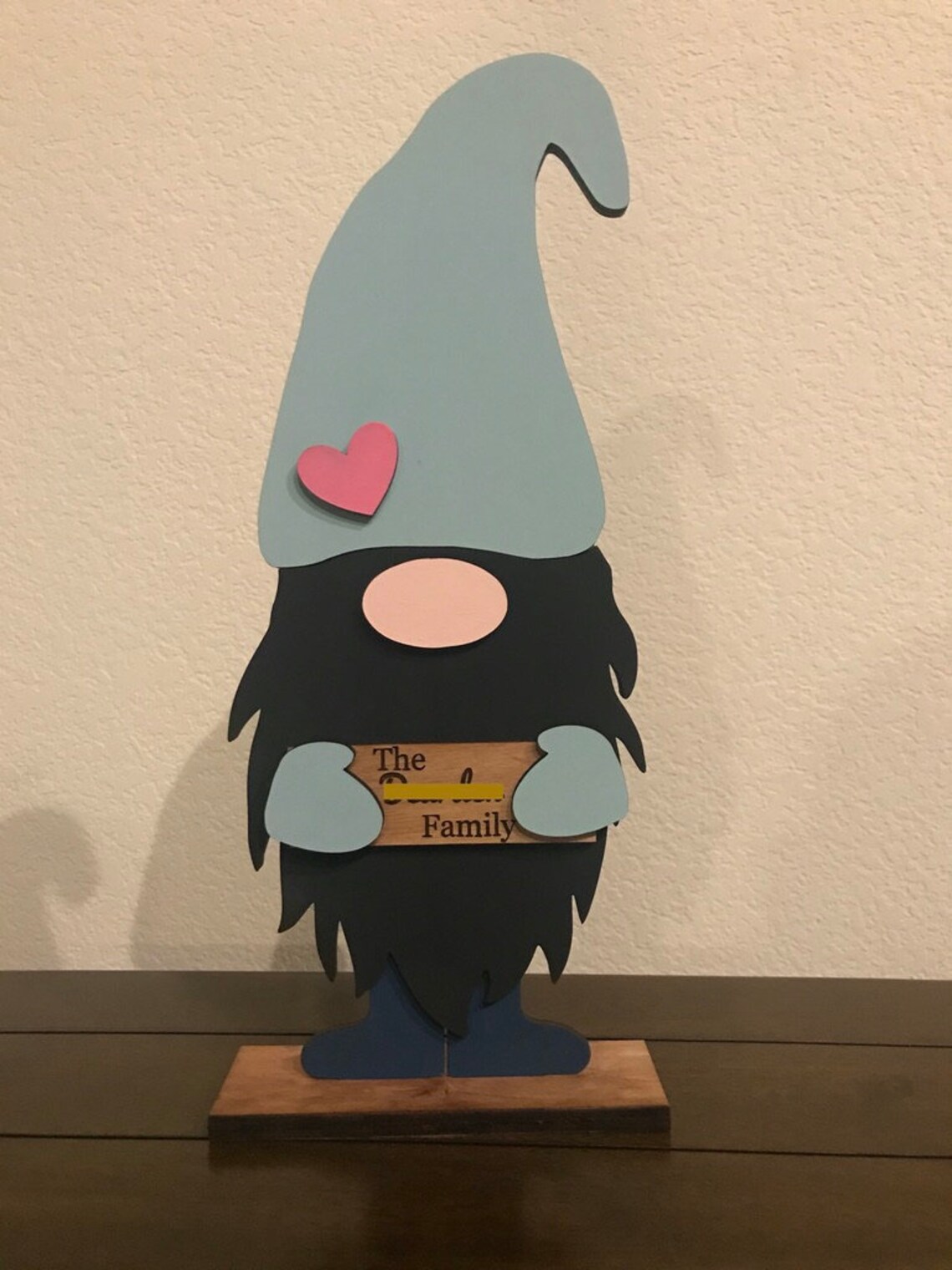 14" Gnome Door Greeter With Interchangeable Seasons File- Free Standing ...