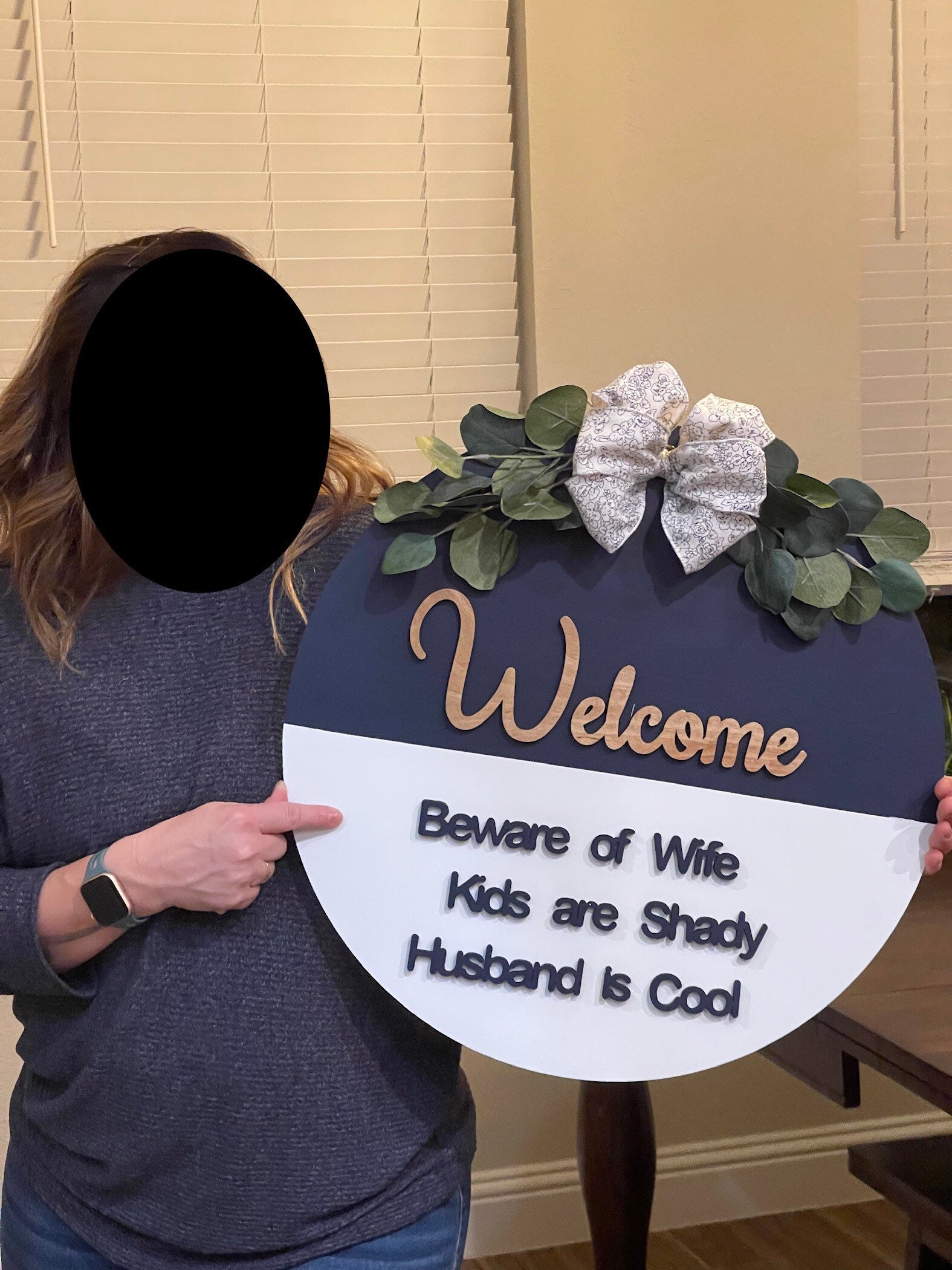 Welcome Beware of Husband, Kids Are Shady ,wife is Cool File | Funny ...