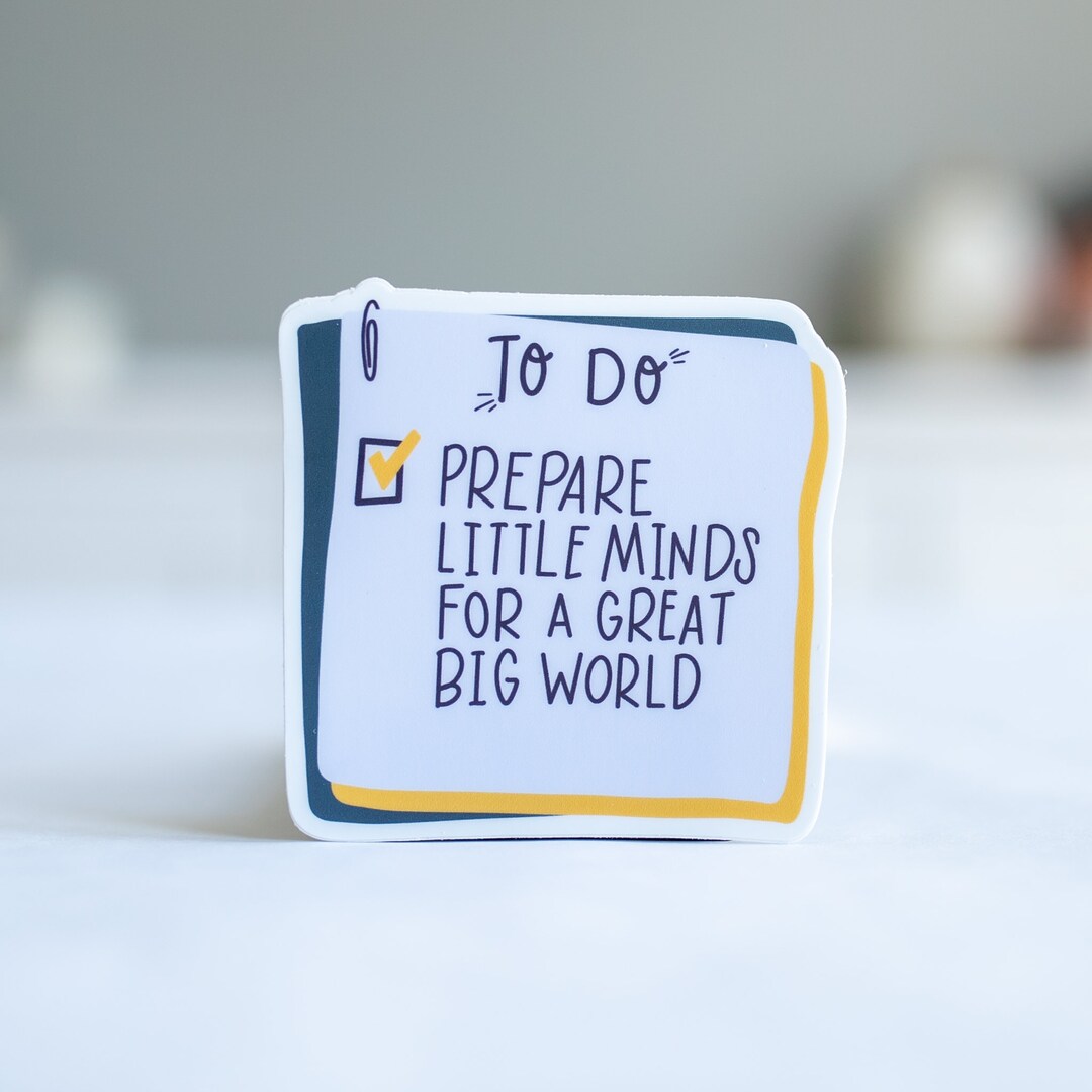 To Do List Teacher Sticker | Sticker Laptop Sticker Water Bottle ...