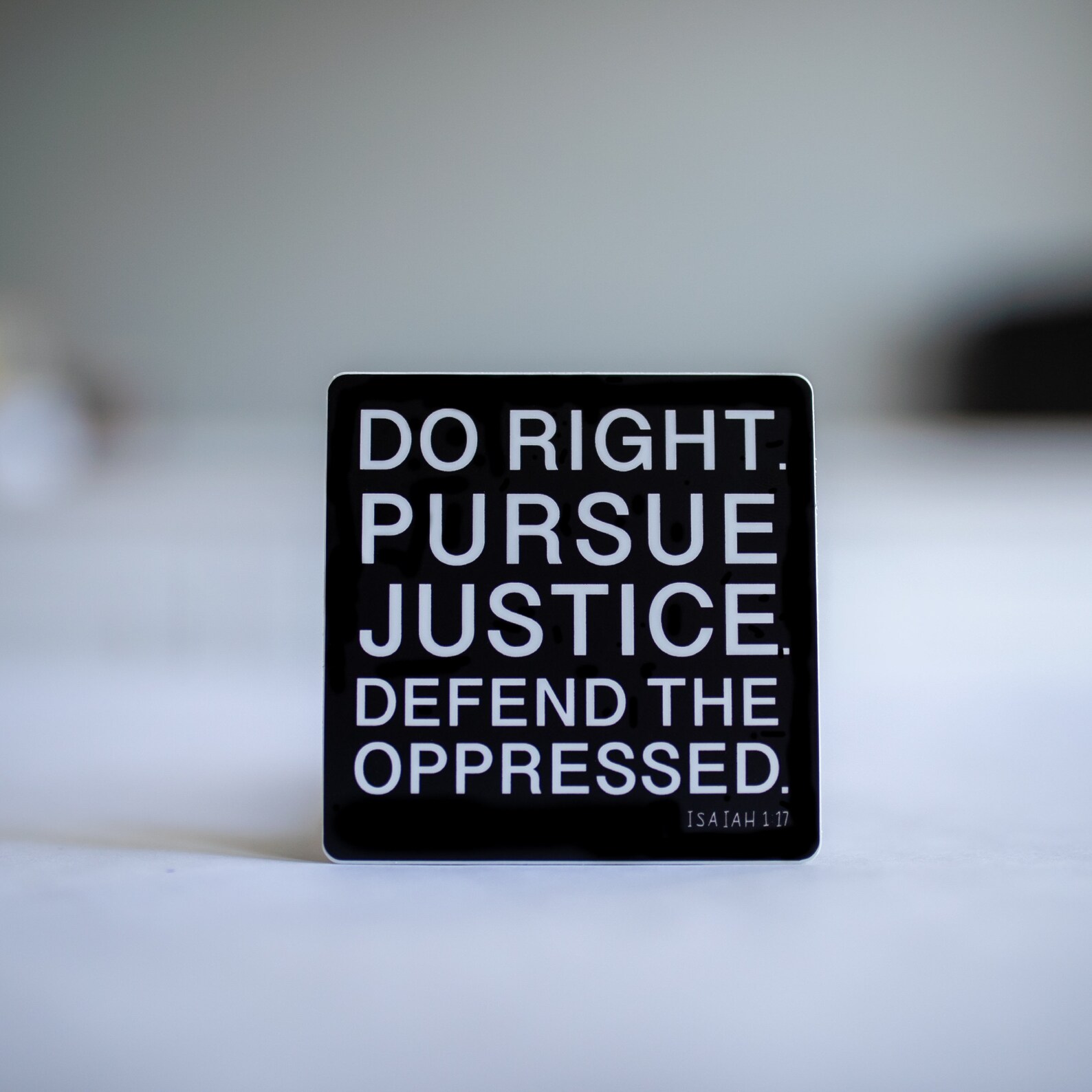 Pursue Justice Sticker Christian Sticker Jesus Sticker Bible - Etsy