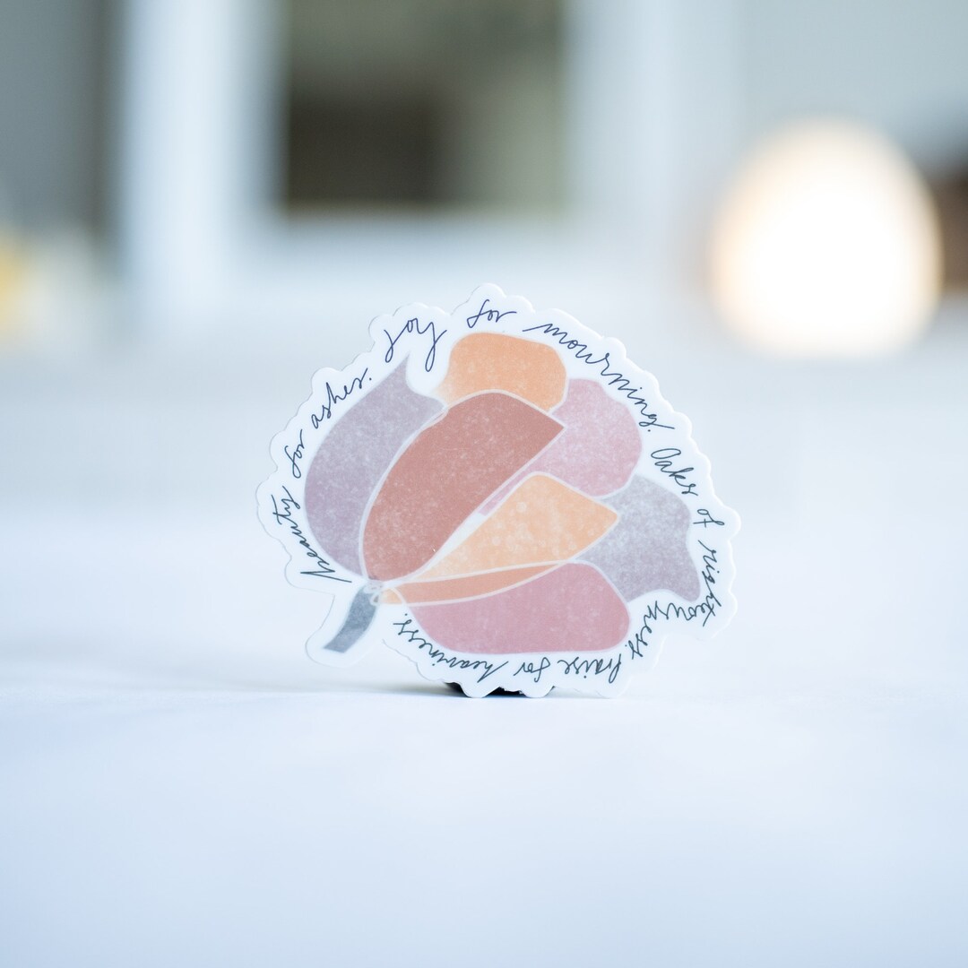 Beauty for Ashes Sticker | Christian Sticker Jesus Sticker Bible Laptop ...