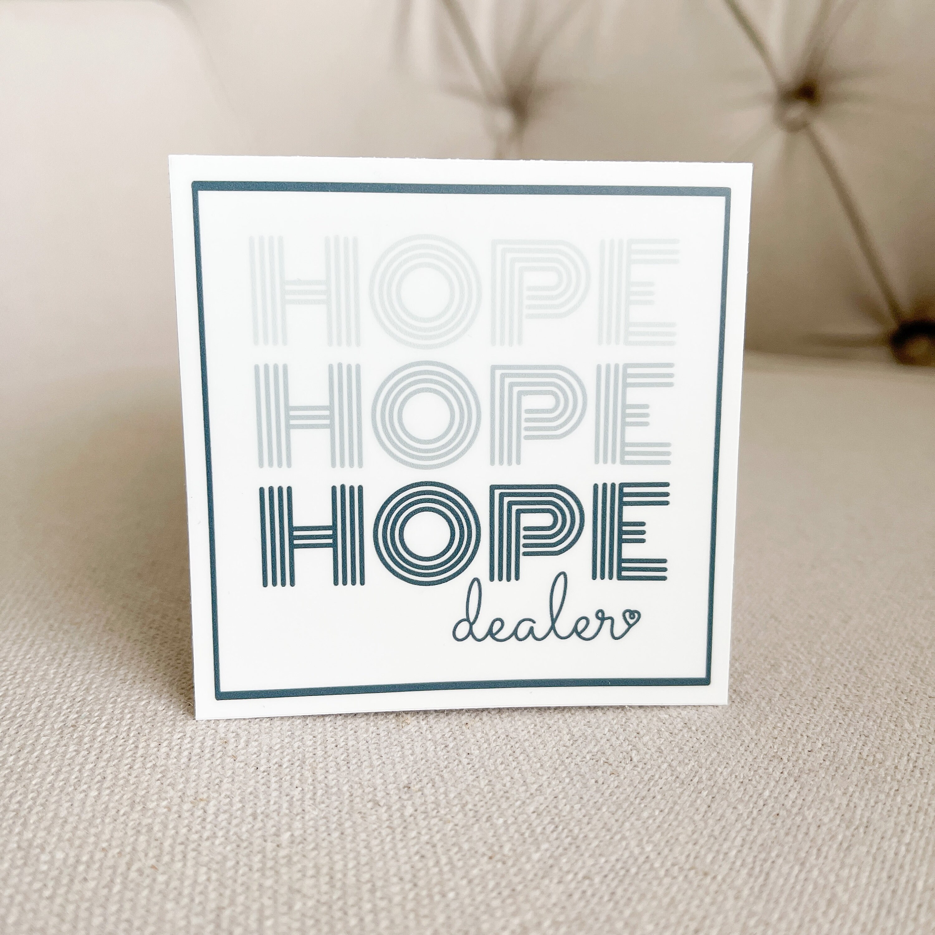 Hope Dealer Sticker Christian Sticker Jesus Sticker Bible | Etsy