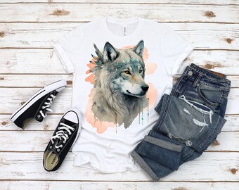 Wolf Birthday Shirt, Wolf Themed, Just a Girl Who Loves Wolves, Wolf ...
