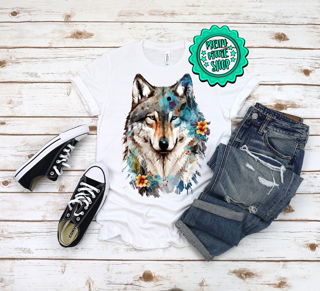 Bohemian Wolf, Wolf Girl, Just a Girl Who Loves Wolves, Wolf Lover Gift ...