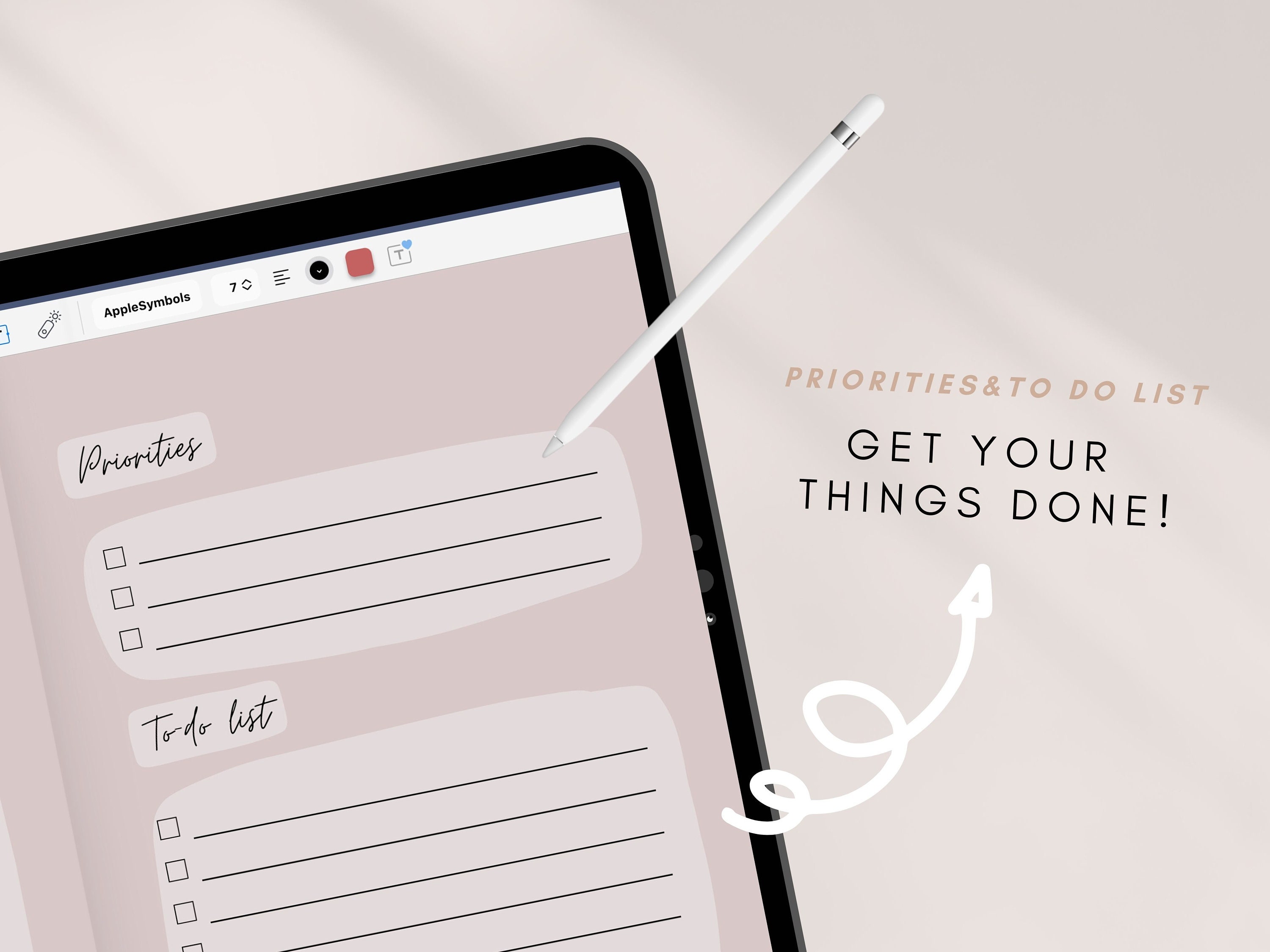 Digital Daily Planner To-do List Template Day Organizer for ...
