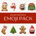 Ios18 | 55 Winter Holiday Aesthetic iPhone Emoji Pack - Christmas ...