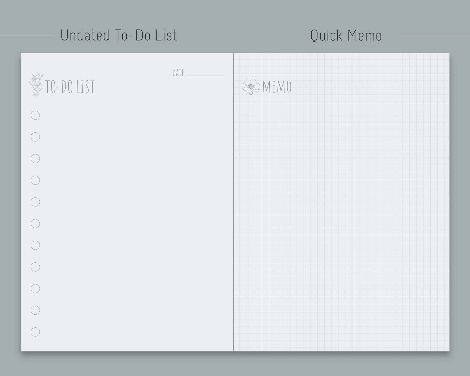 Digital To-do List Template Productivity Day Organizer - Etsy